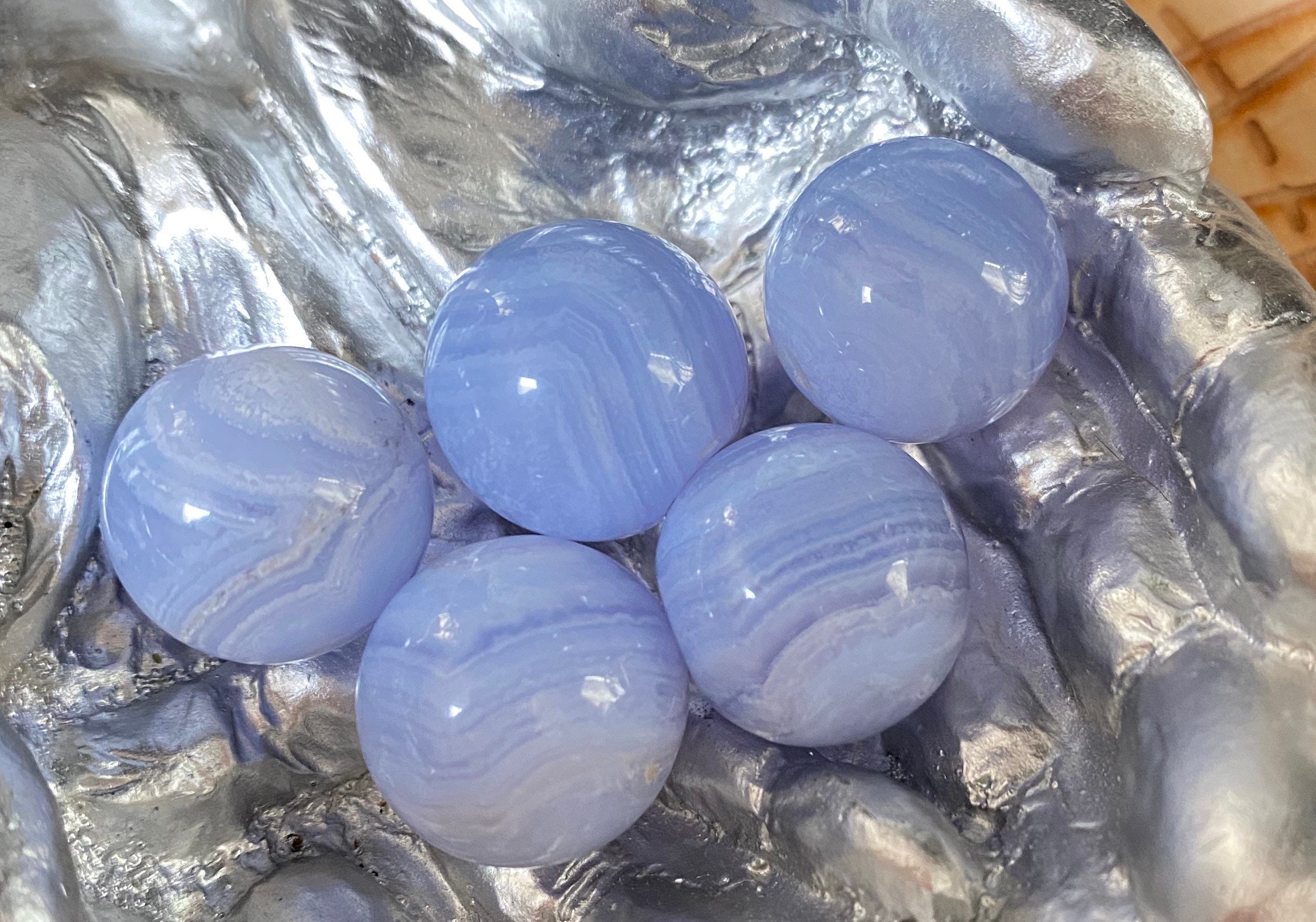 Mini BLUE LACE AGATE Sphere crystal sphere crystal ball | Etsy
