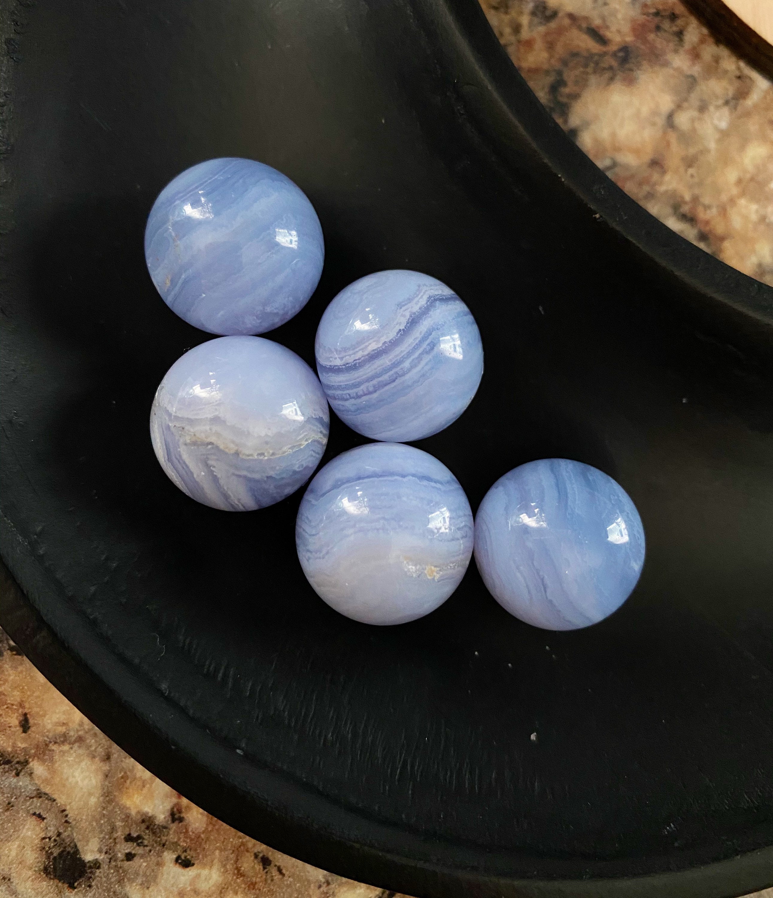 Mini BLUE LACE AGATE Sphere crystal sphere crystal ball | Etsy