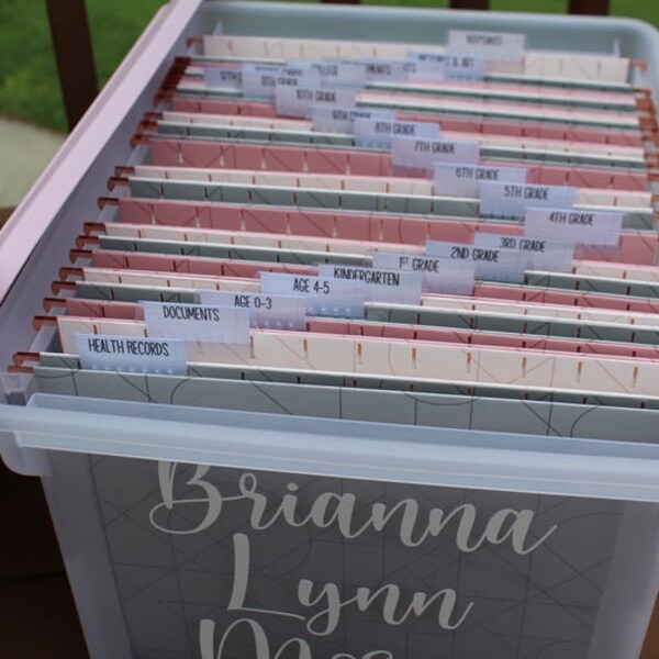File Folder Labels - Etsy