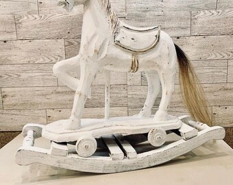 Table Rocking Horse - Etsy