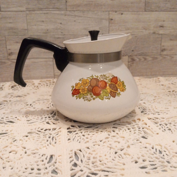 Vintage Corning Ware Teapot - Etsy