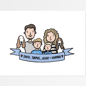 Custom A4 Portrait Illustration - Etsy