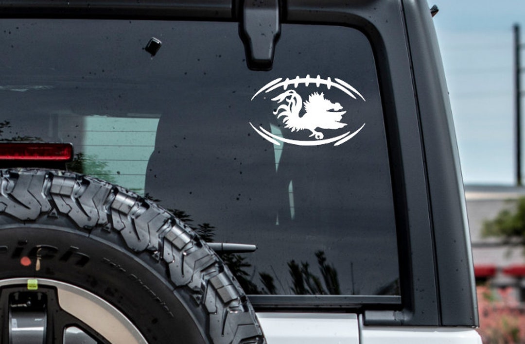 Vinyl Gamecock Football Decal Sticker FREE SHIPPING Many Sizes, Colors ...