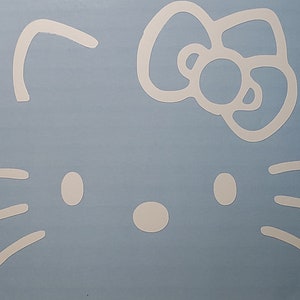 Vinyl Hello Kitty Face Decal Sticker FREE SHIPPING! | Many Sizes ...