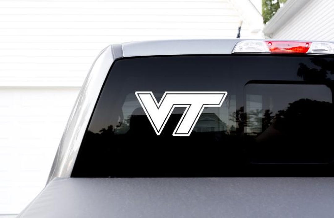 Vinyl VT Decal Sticker FREE SHIPPING! | Many Sizes, Colors, and Styles ...