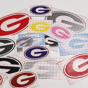Vinyl Big G Decal Sticker FREE SHIPPING Many Sizes, Colors, and Styles ...