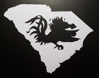 South Carolina Gamecocks 12 Premium Vinyl Decal Licensed NCAA - Etsy