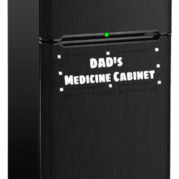 Refrigerator Decal - Etsy