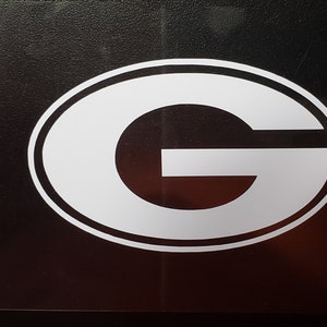 Vinyl Big G Decal Sticker FREE SHIPPING Many Sizes, Colors, and Styles ...