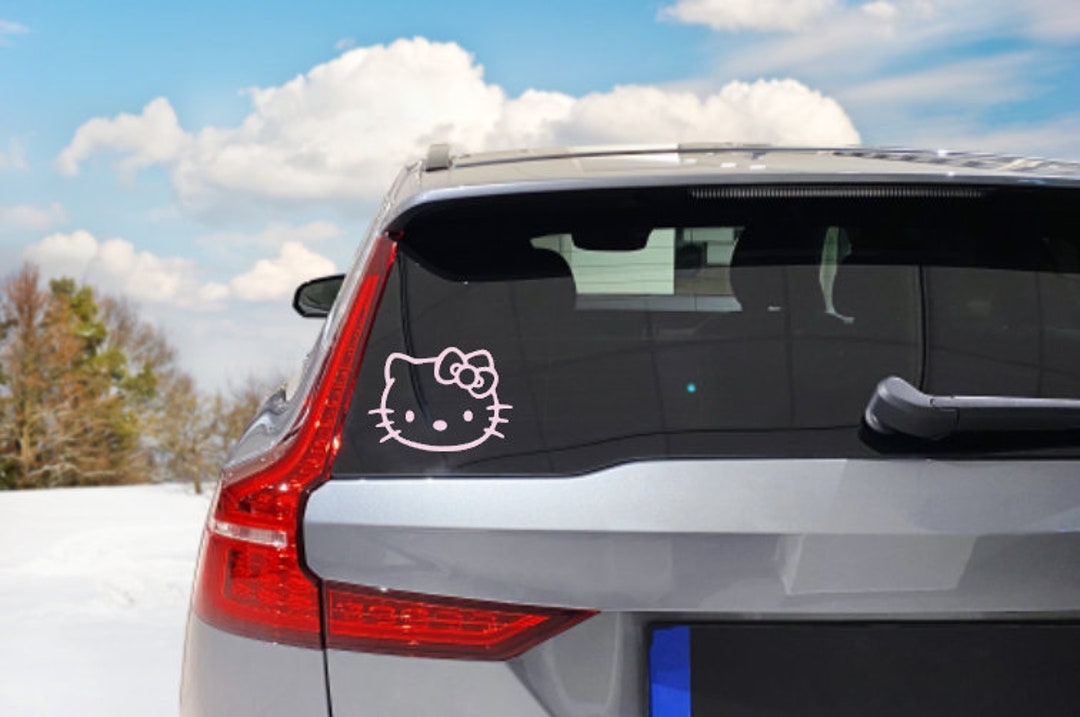 Vinyl Hello Kitty Face Decal Sticker FREE SHIPPING Many Sizes, Colors ...