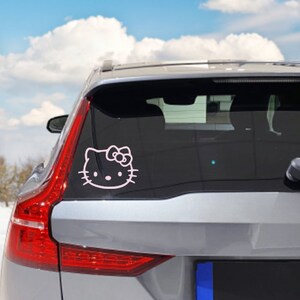 Vinyl Hello Kitty Face Decal Sticker FREE SHIPPING Many Sizes, Colors ...
