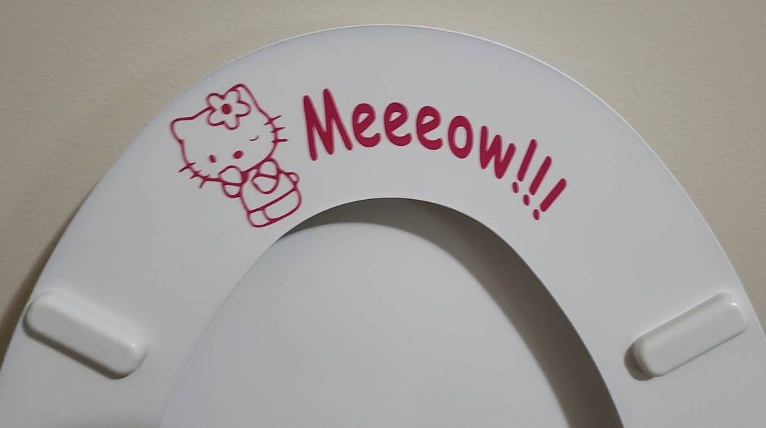 Hello Kitty MEEEOW Decal. Waterproof Multiple Colors to Choose From. - Etsy