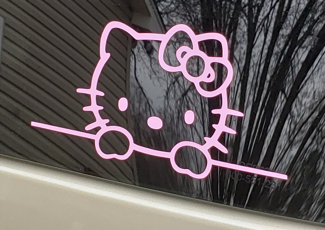 Vinyl Hello Kitty Decal Sticker FREE SHIPPING Many Sizes - Etsy