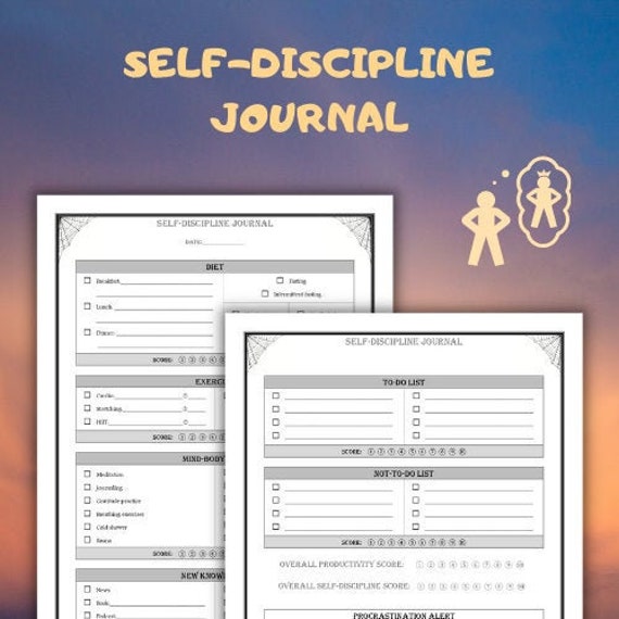 Self-discipline Journal | Etsy