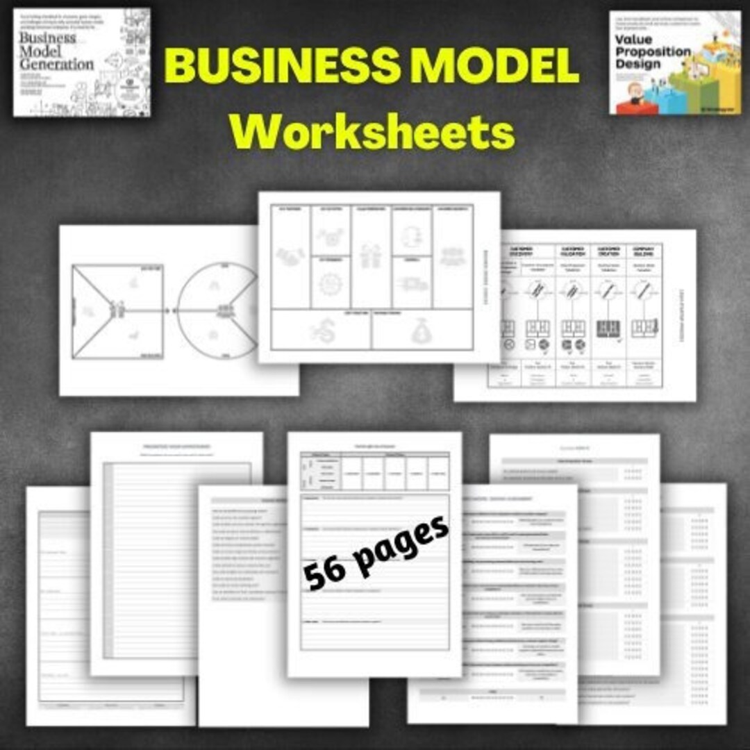 BUSINESS MODEL Worksheets - Etsy