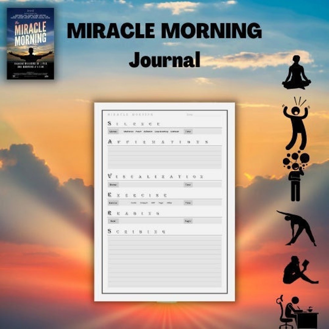 MIRACLE MORNING Journal - Etsy