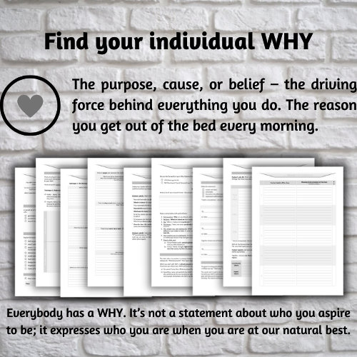 Find Your WHY & Start With WHY Worksheets for Individuals | Etsy Canada