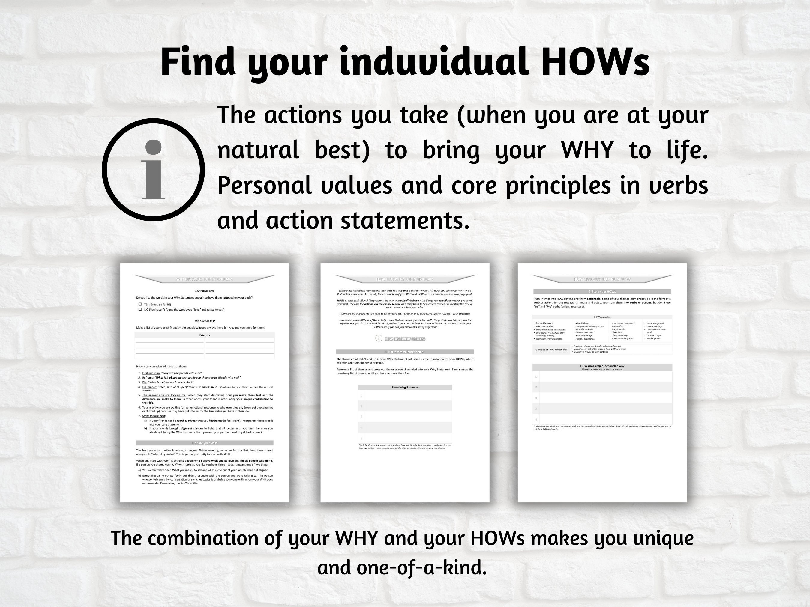 Find Your WHY & Start With WHY Worksheets for Individuals - Etsy