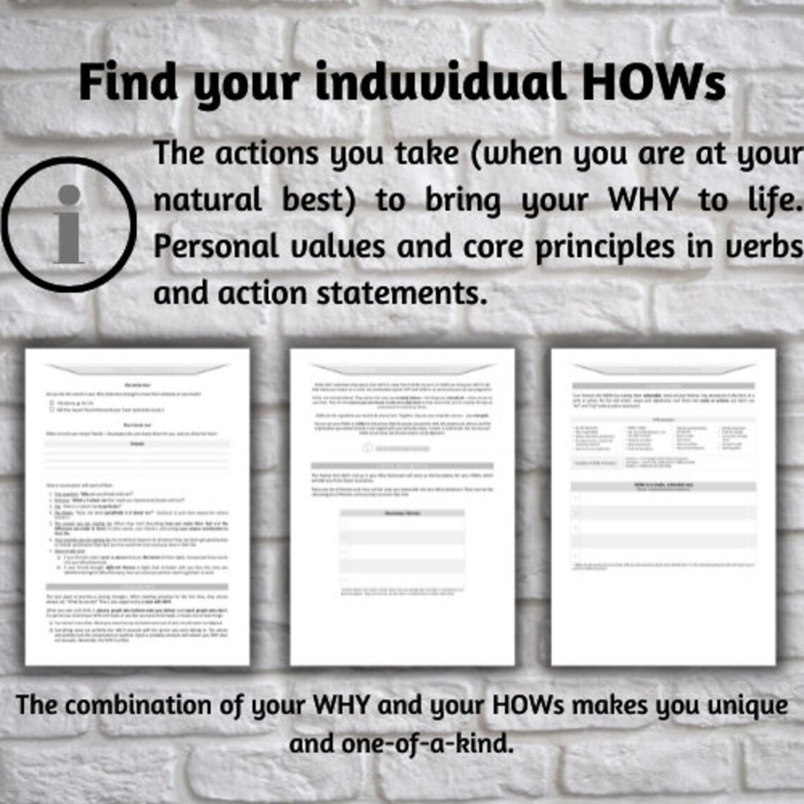 Find Your WHY & Start With WHY Worksheets for Individuals - Etsy
