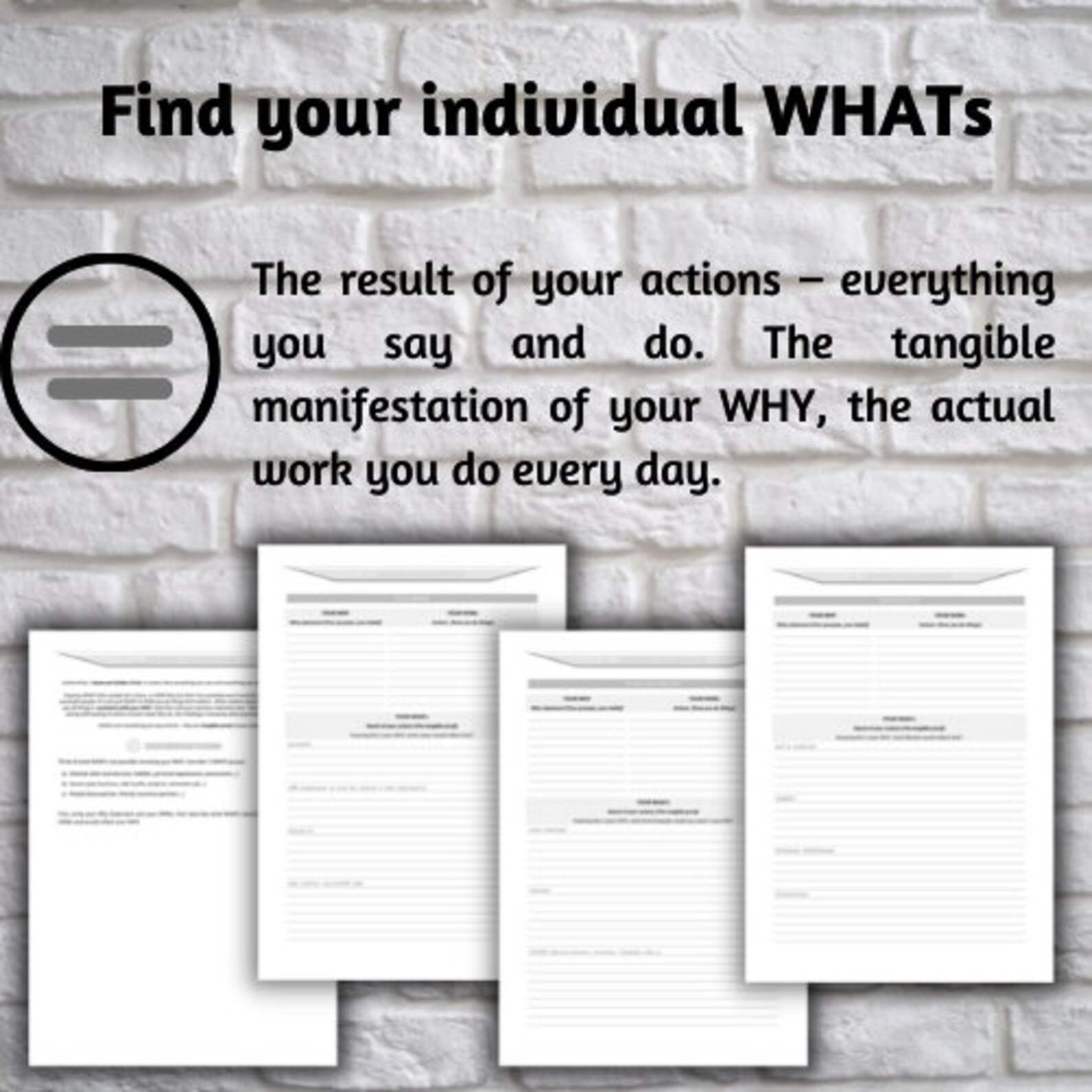 Find Your WHY & Start With WHY Worksheets for Individuals - Etsy