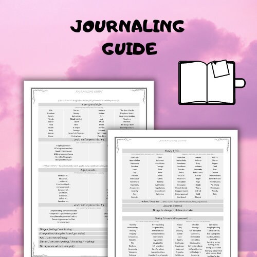 Journaling Guide - Etsy