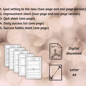 THE ONE THING Worksheets / Planner Black for Gary Kellers - Etsy