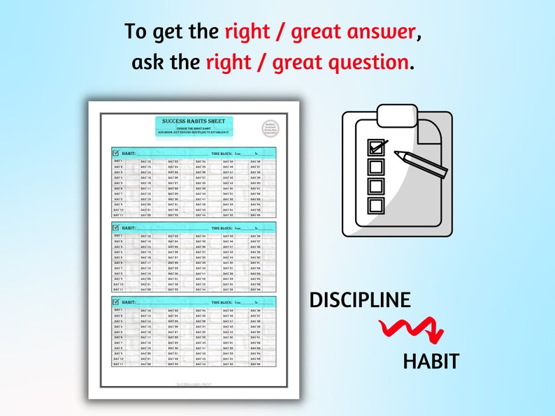 THE ONE THING Worksheets / Planner (for Gary Keller’s Book ) - Mint - Etsy