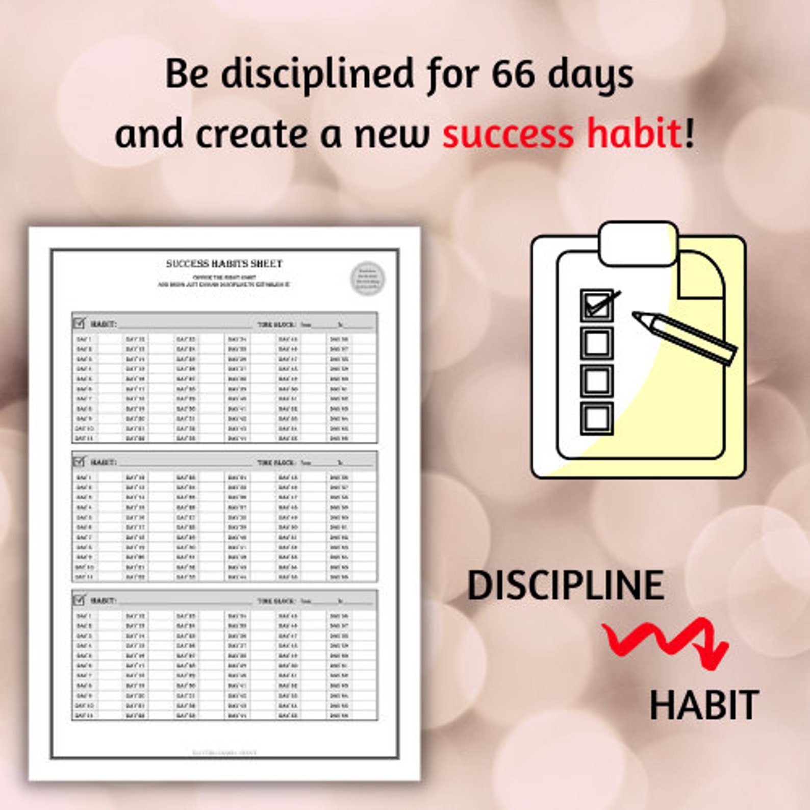 THE ONE THING Worksheets / Planner Black for Gary Kellers | Etsy