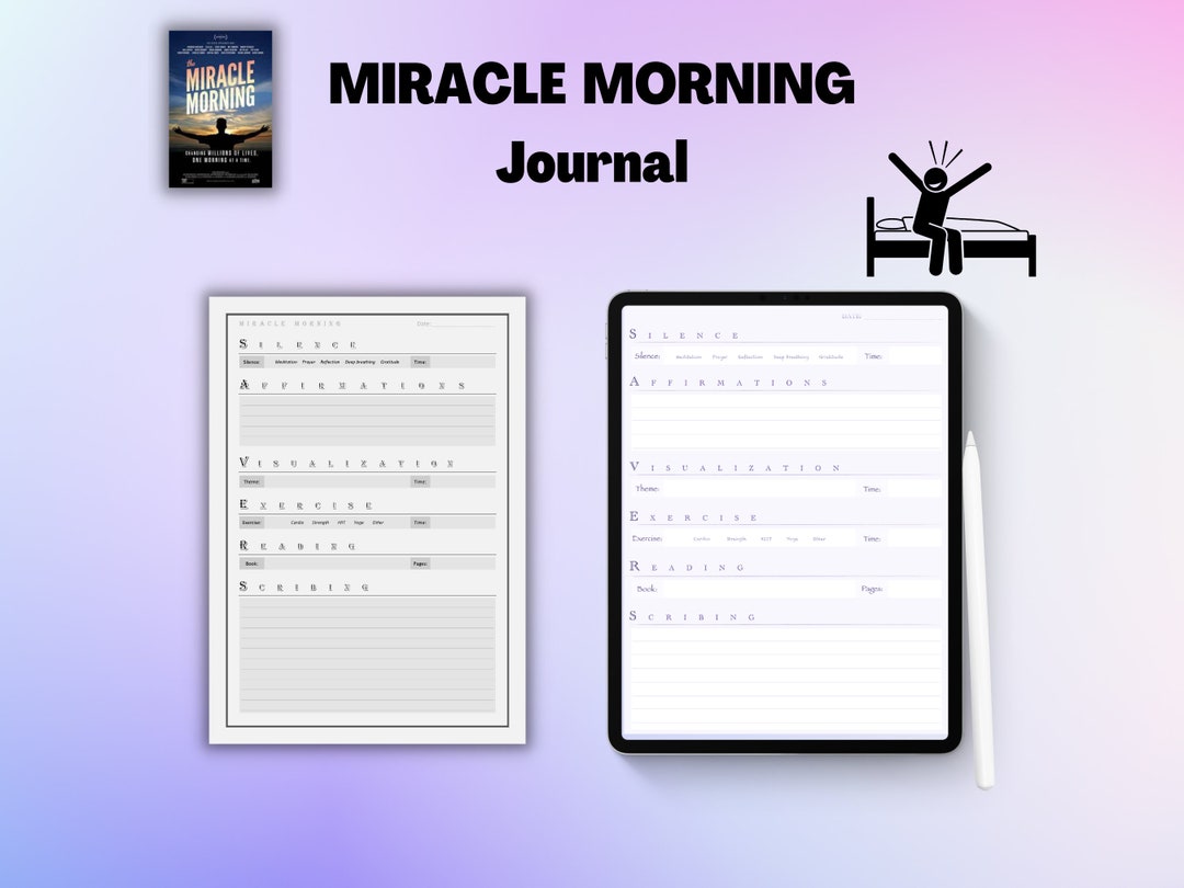 MIRACLE MORNING Journal - Etsy