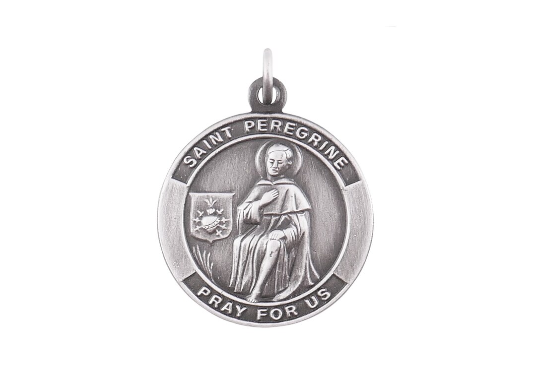 St. Peregrine Brass Cancer Medal (made in USA) - Etsy