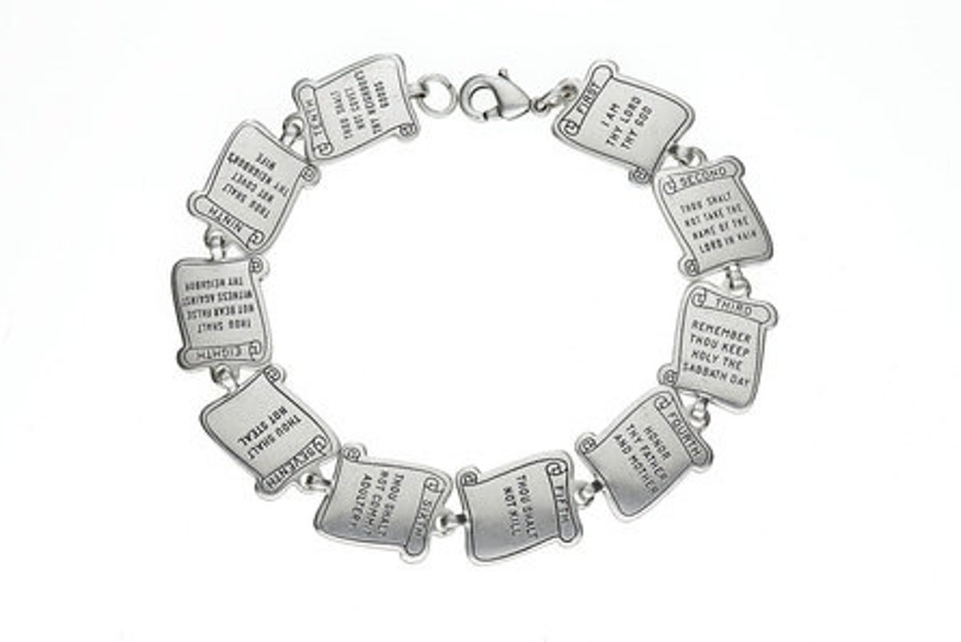 10 Commandment Bracelet - Etsy