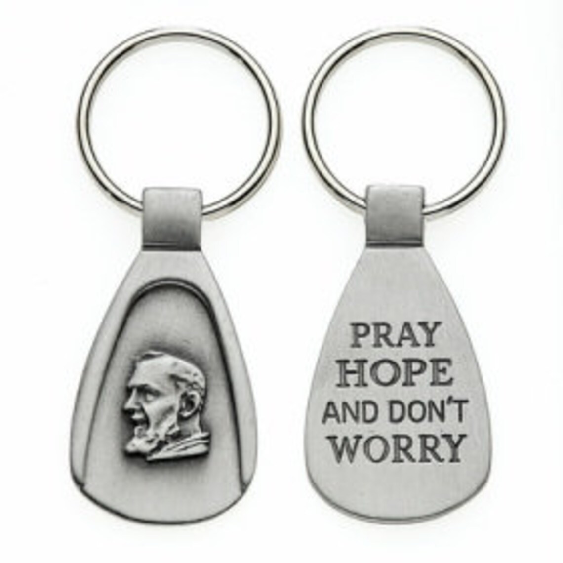 St. Padre Pio Religious Key Ring - Etsy