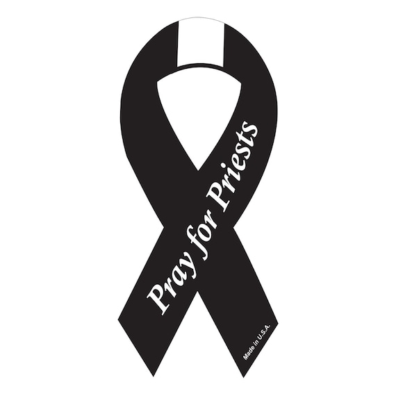 Pray for Priests Ribbon Car Magnet - Etsy