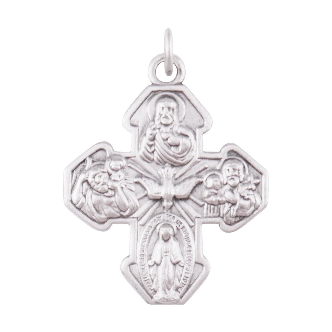 Sterling Silver Four Way Medal - Etsy