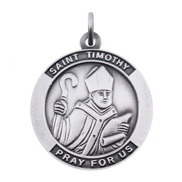 St Timothy Medal - Etsy