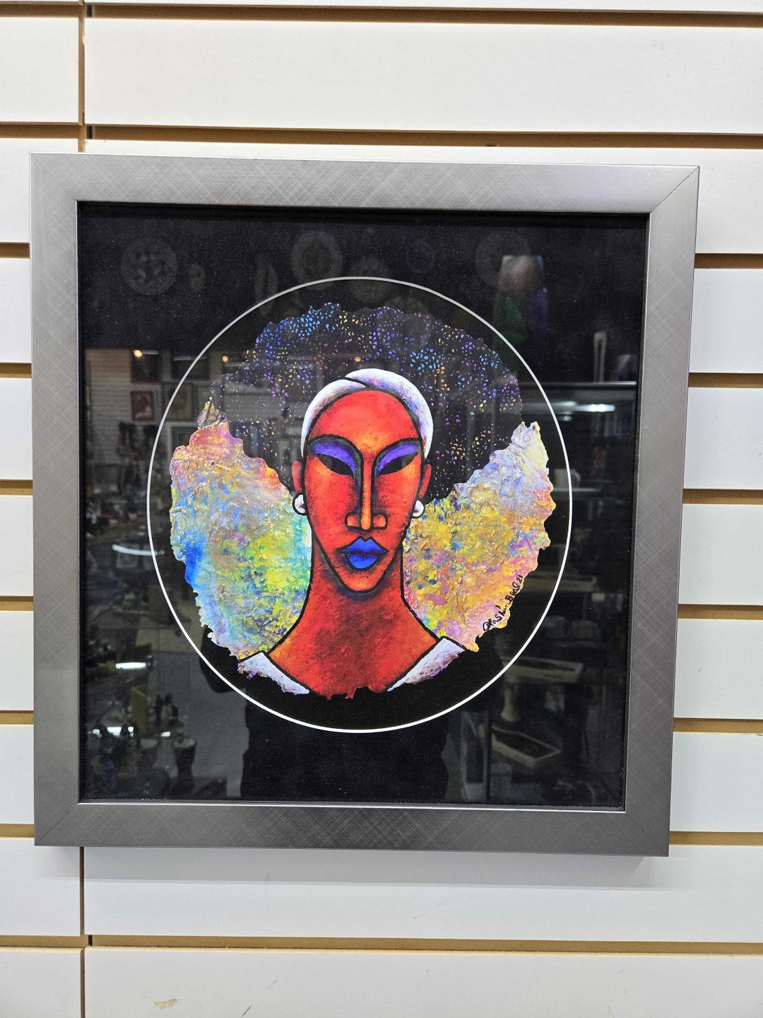 So Beautiful #28 by Lashun Beal, Framed African American Art, Framed Black Art, Black Art, Black ...