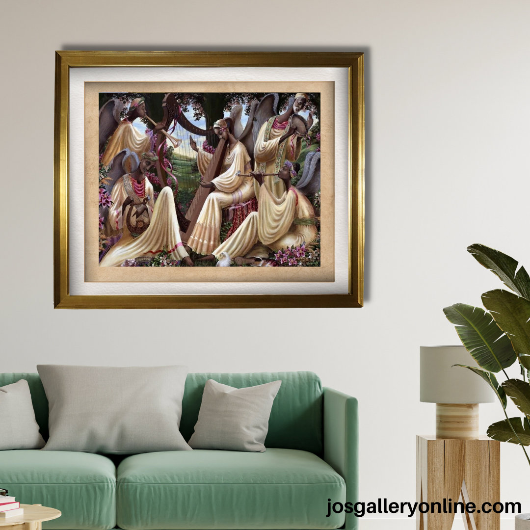 Symphony of Angels, John Holyfield, Black Angel Art, Black Spiritual ...