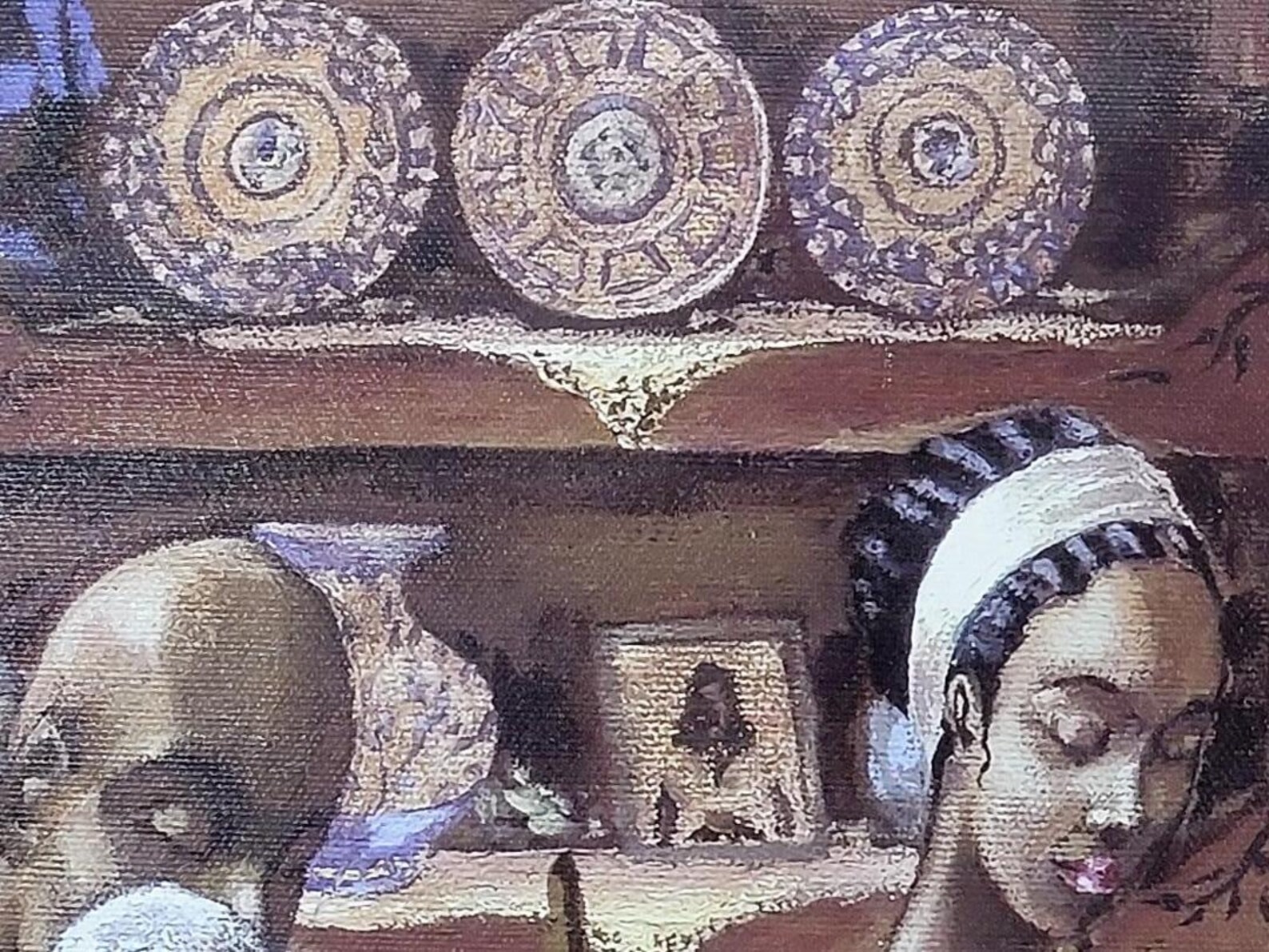 Blessing II by John Holyfield, Black Family Art, Black Religious Art ...