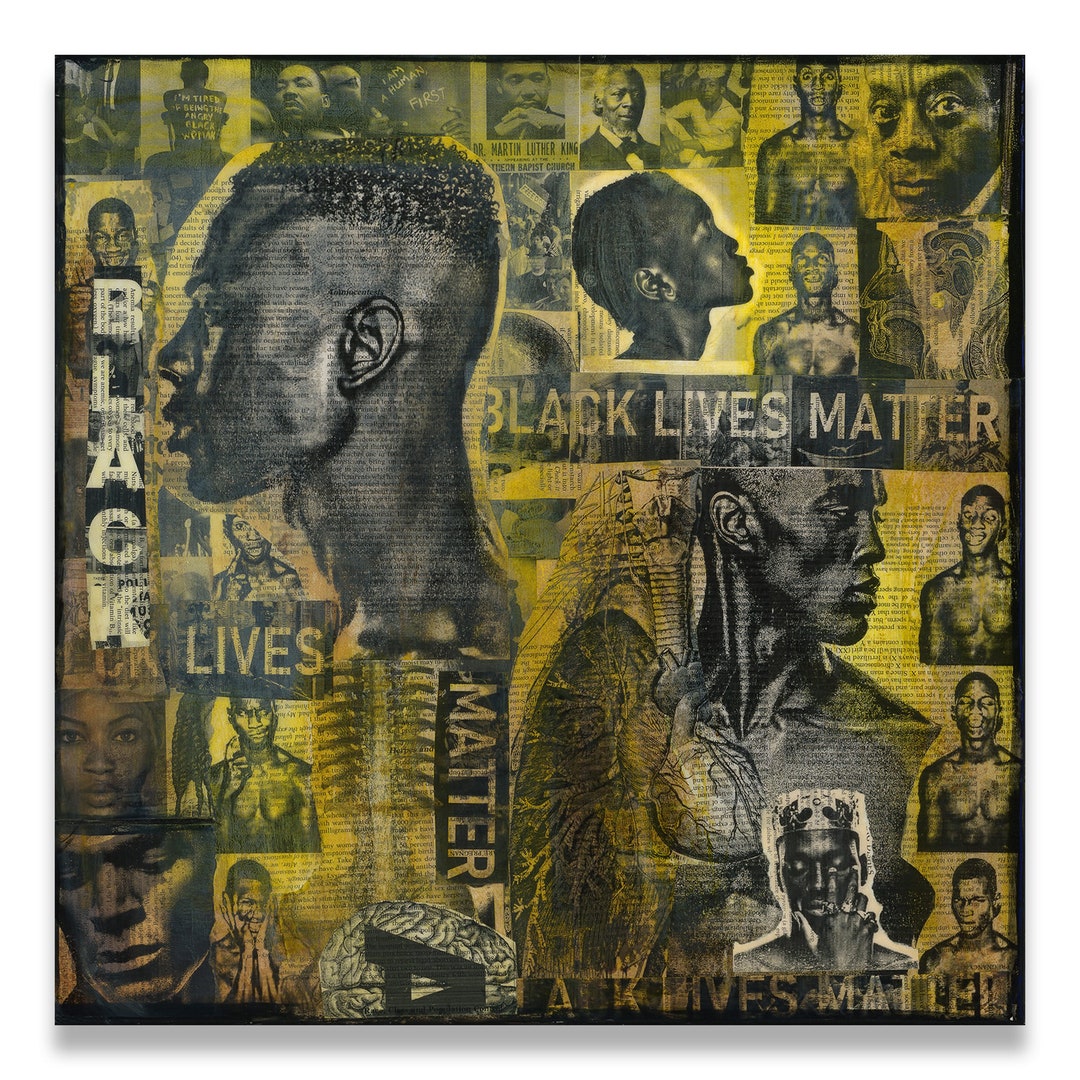 Black Lives Matter Male by Marta Carvajal, Black People Art, Black ...