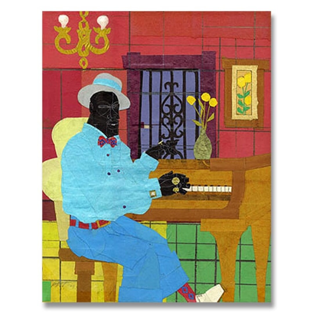 Ballad for Flowers by Willie Tolbert, Black Expressive Art, Black Man ...