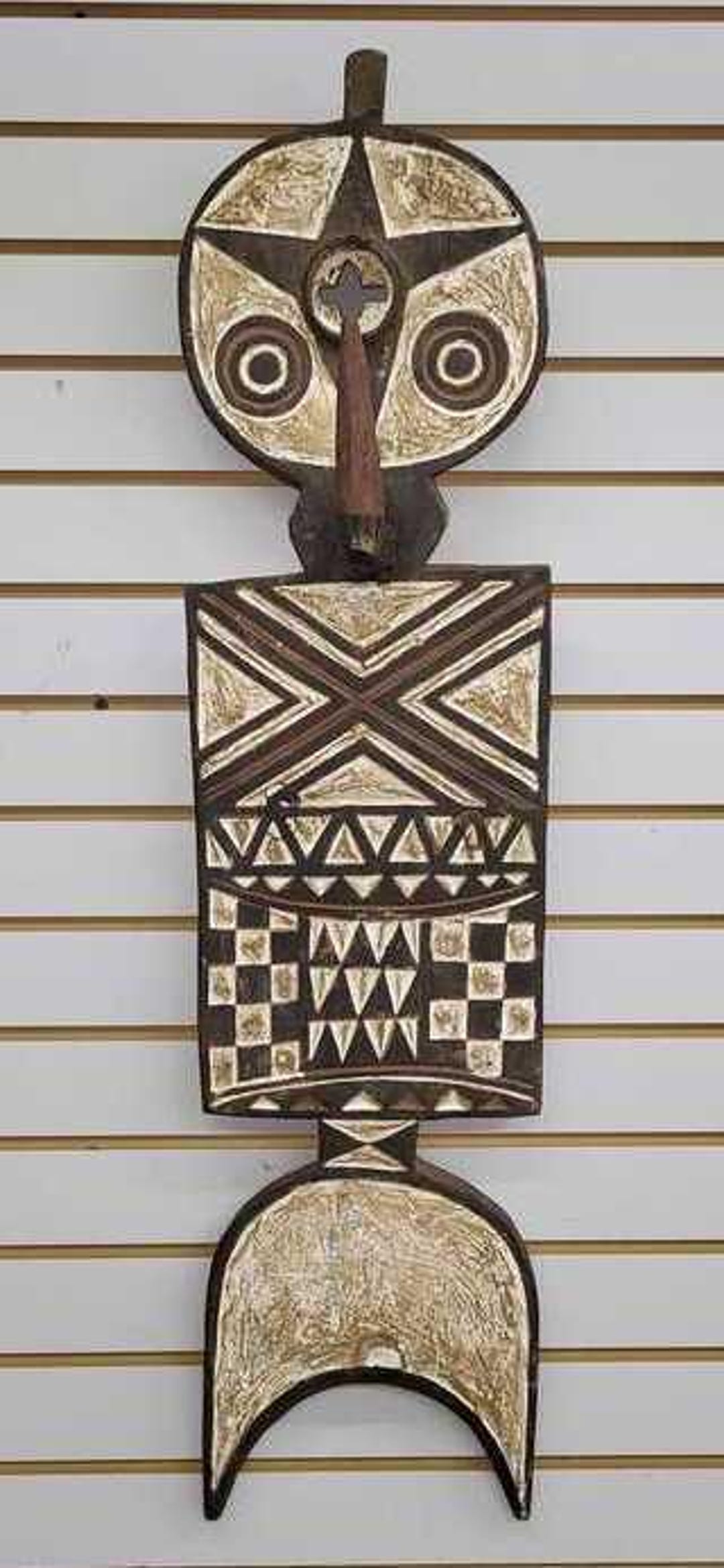 Hand-made Tribal Plank Mask From the Burkina Faso Tribe. 48 X 9 Inches ...