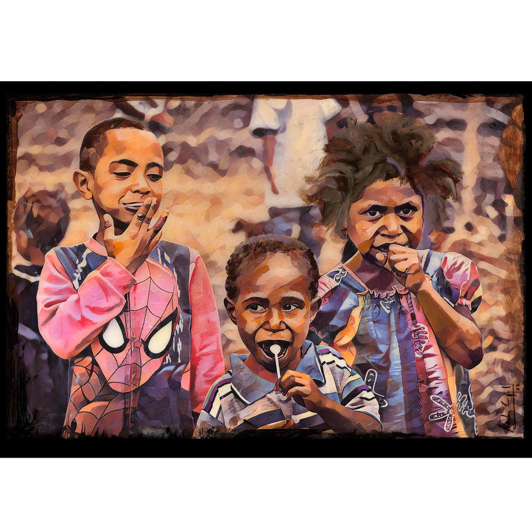 Abstract Art / Interpretive Art / Portrait of Children / African ...
