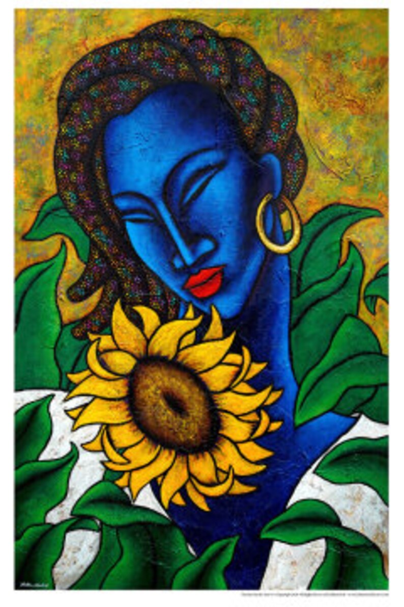 Touched by the Sun 2 / Lashun Beal / Interpretive Art / - Etsy