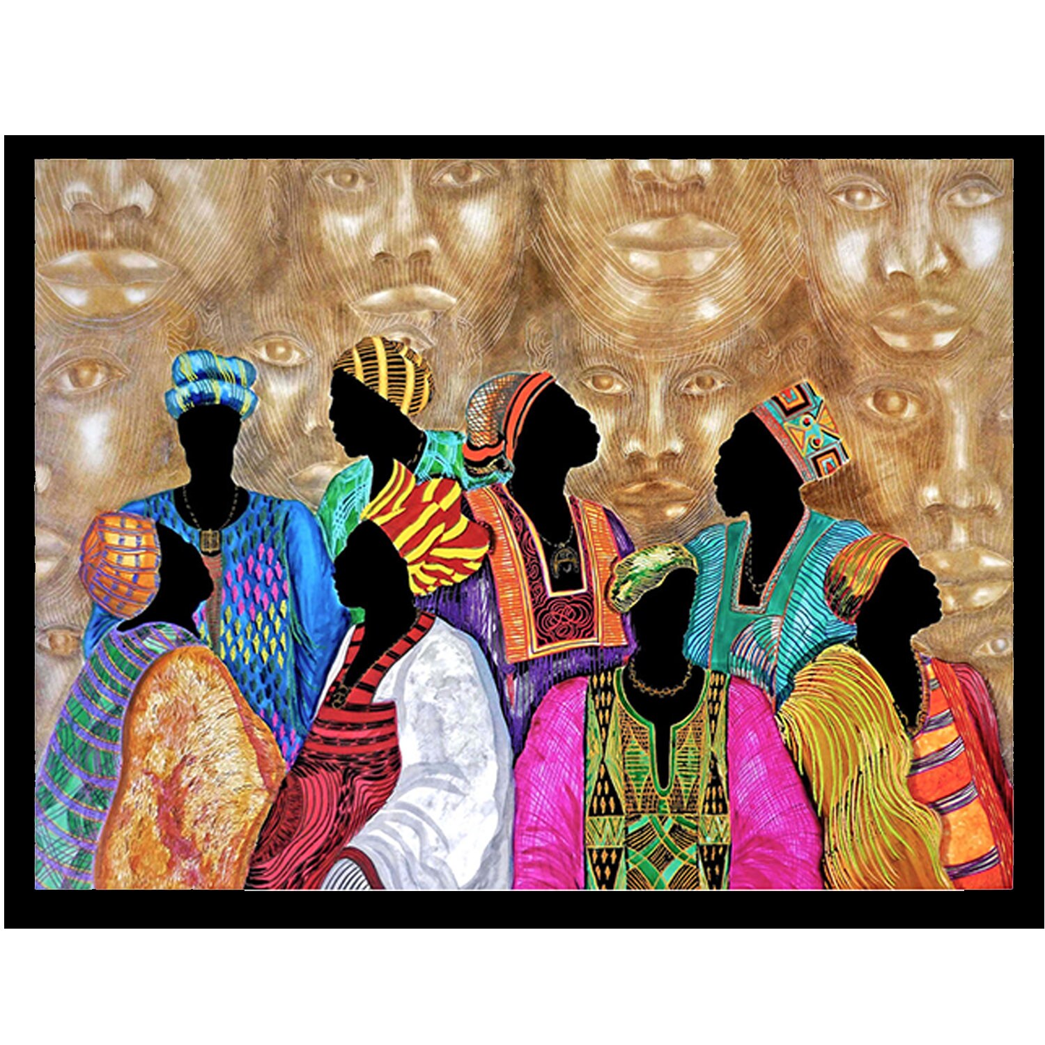 Interpretive Art / Wall Decor / African American Black Art / Limited ...