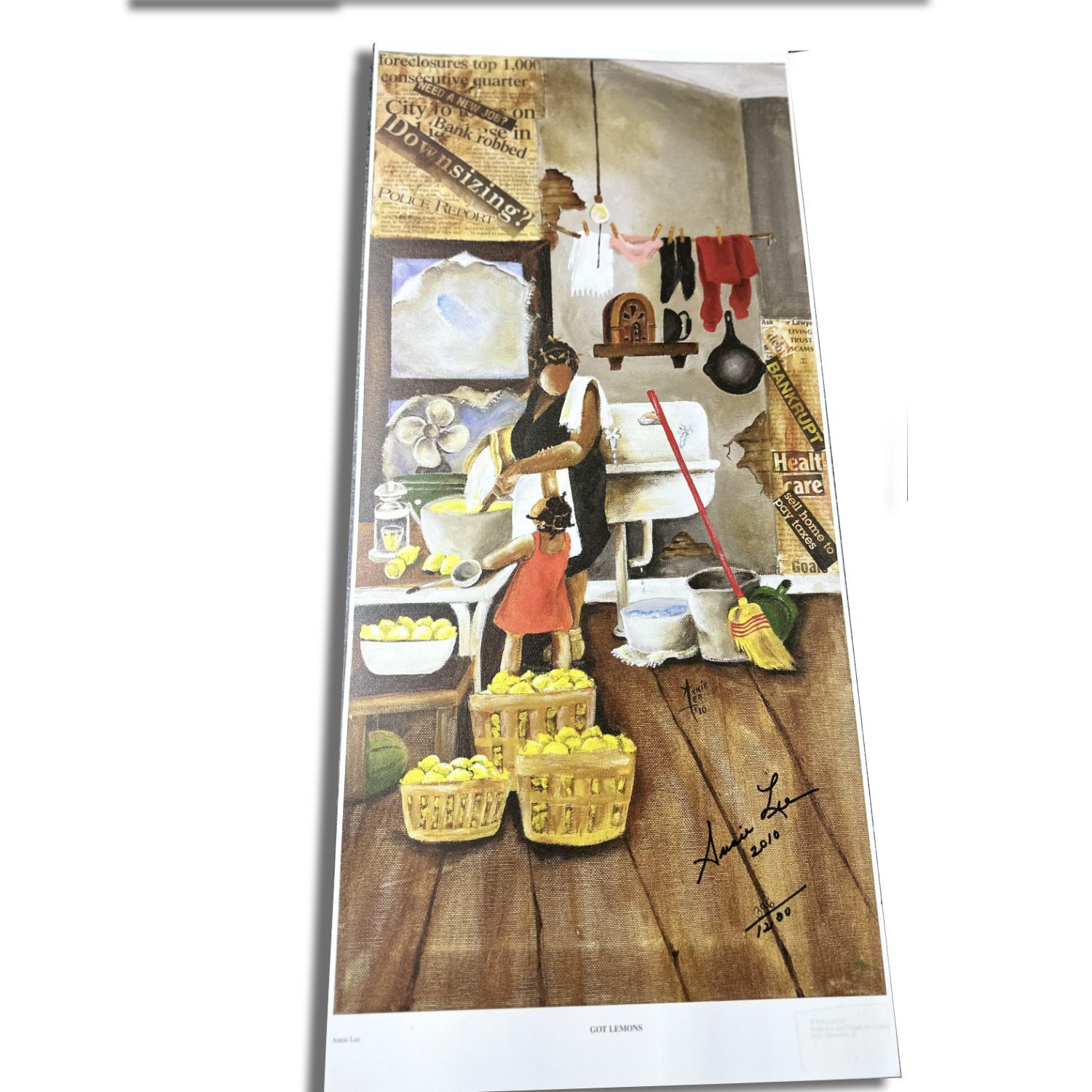 Got Lemons by Annie Lee, Black People Art, Black Family Art, Black Art Gifts, Art by Black ...