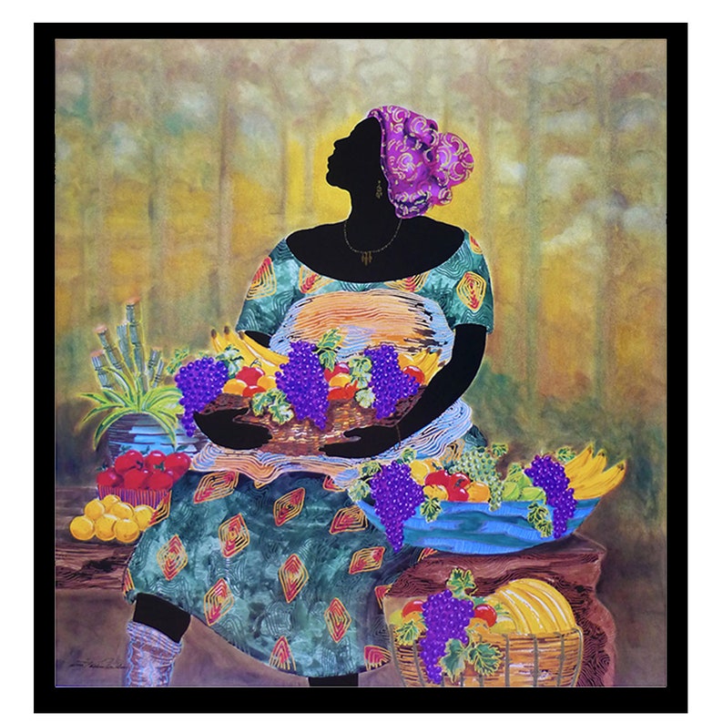 Interpretive Wall Art / Woman / African American Black Art / Limited ...