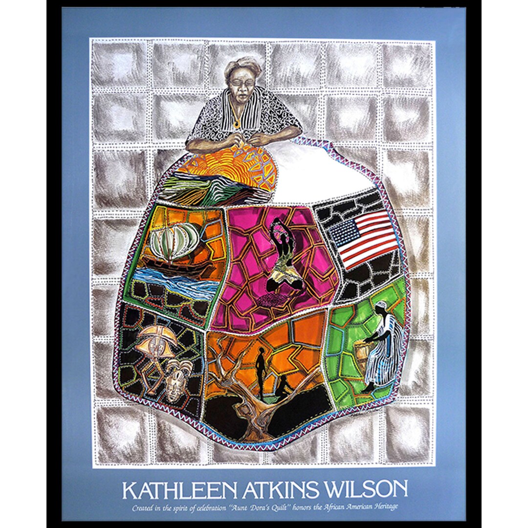 Aunt Dora's Quilt by Kathleen Akins Wilson, Black History Art, Black ...