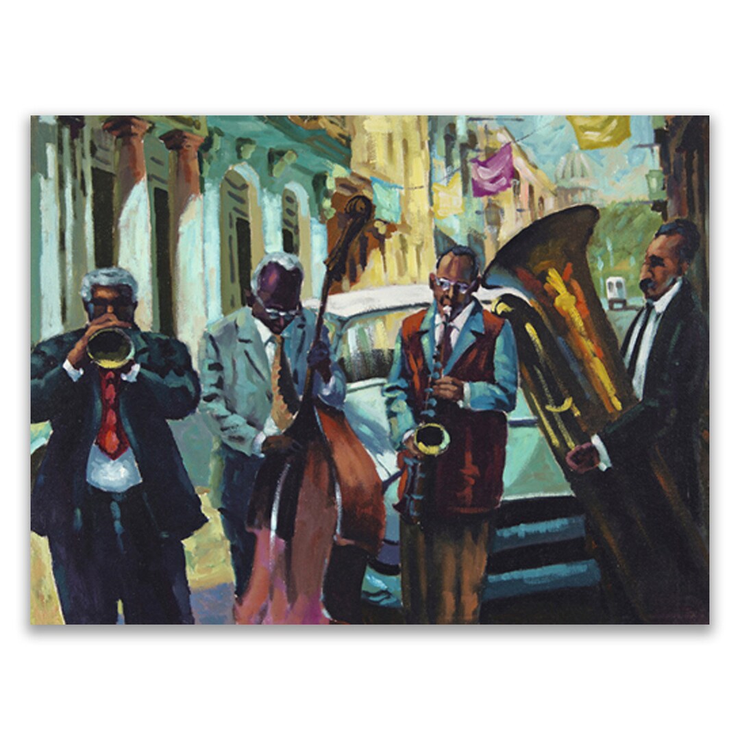 Cuban Celebration by Samuel Toranzo, New Orleans Art, Cuban Art, Cuban ...