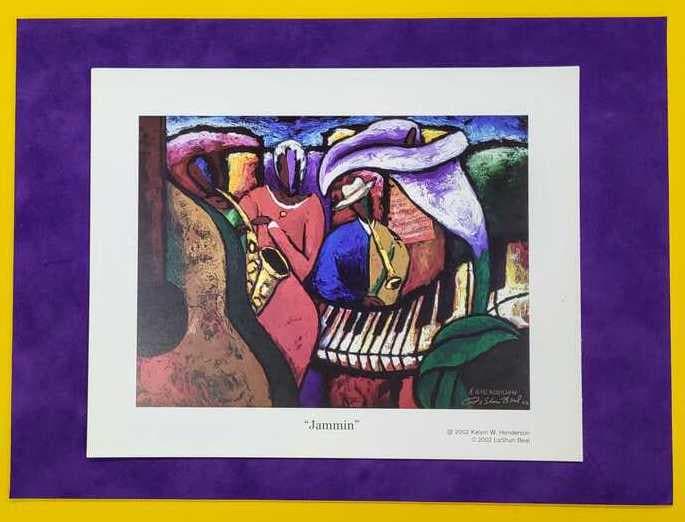Jammin by Lashun Beal, Black People Art, Black Family Art, Black Music ...