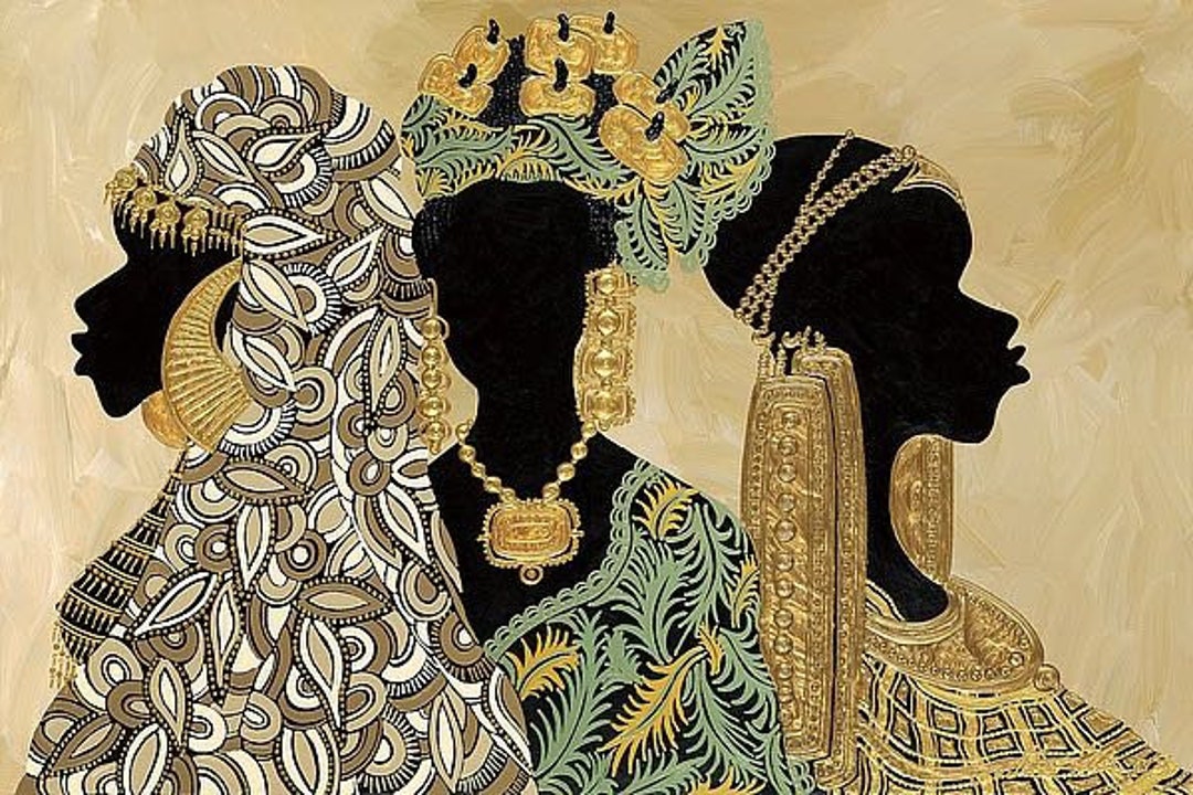 Royalty by Stuart Mcclean, Black People Art, Black Women Art, Black ...